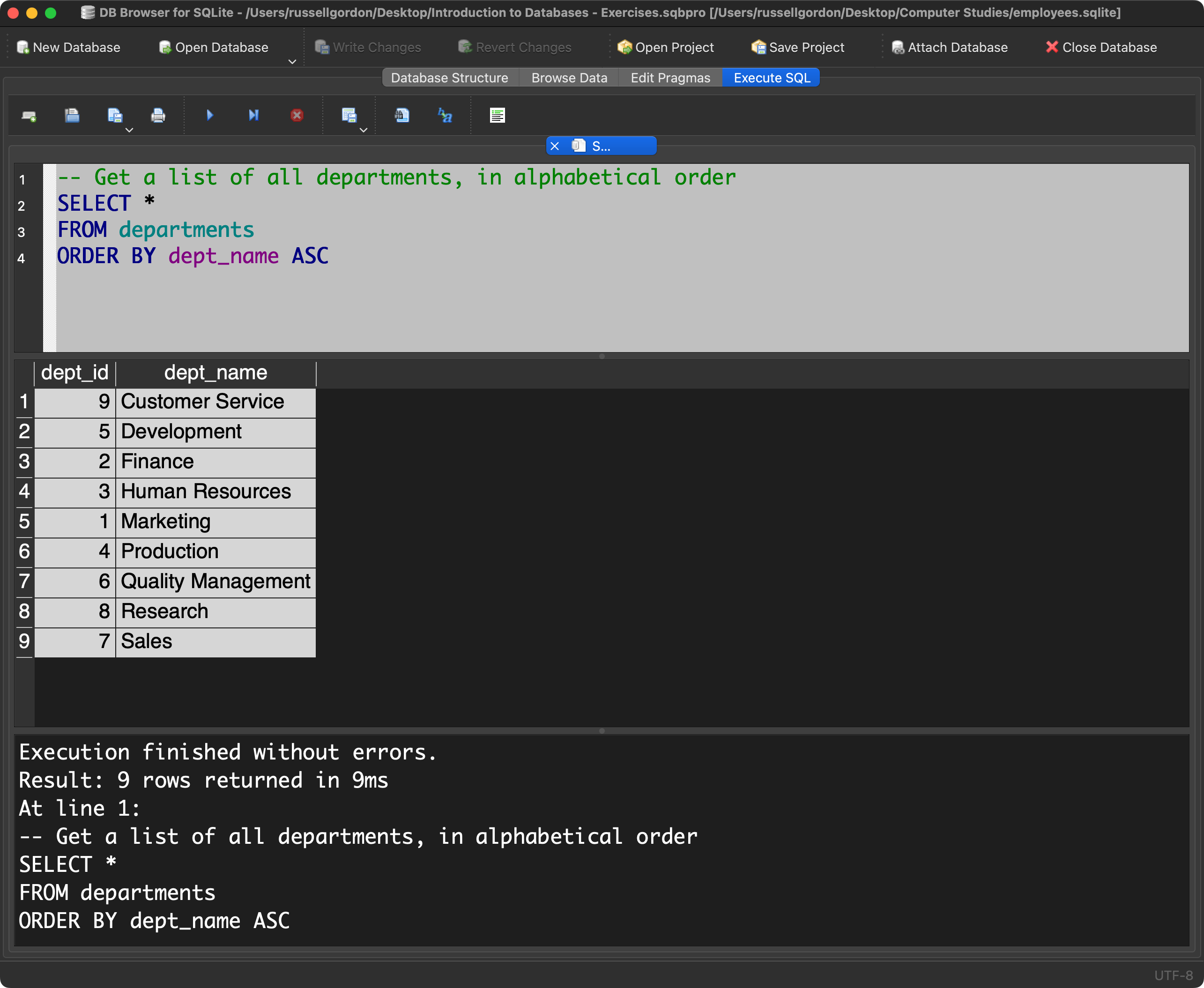Databases
